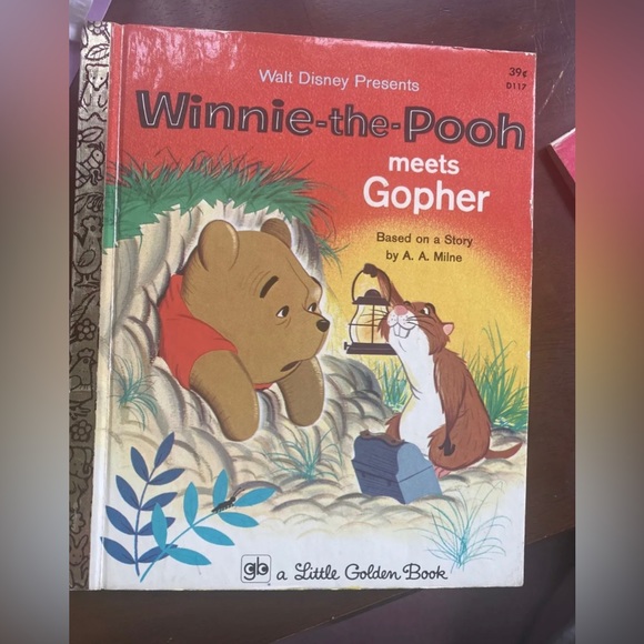 Disney | Other | Vintage 972 Walt Disney Winnie The Pooh Meets Gopher ...